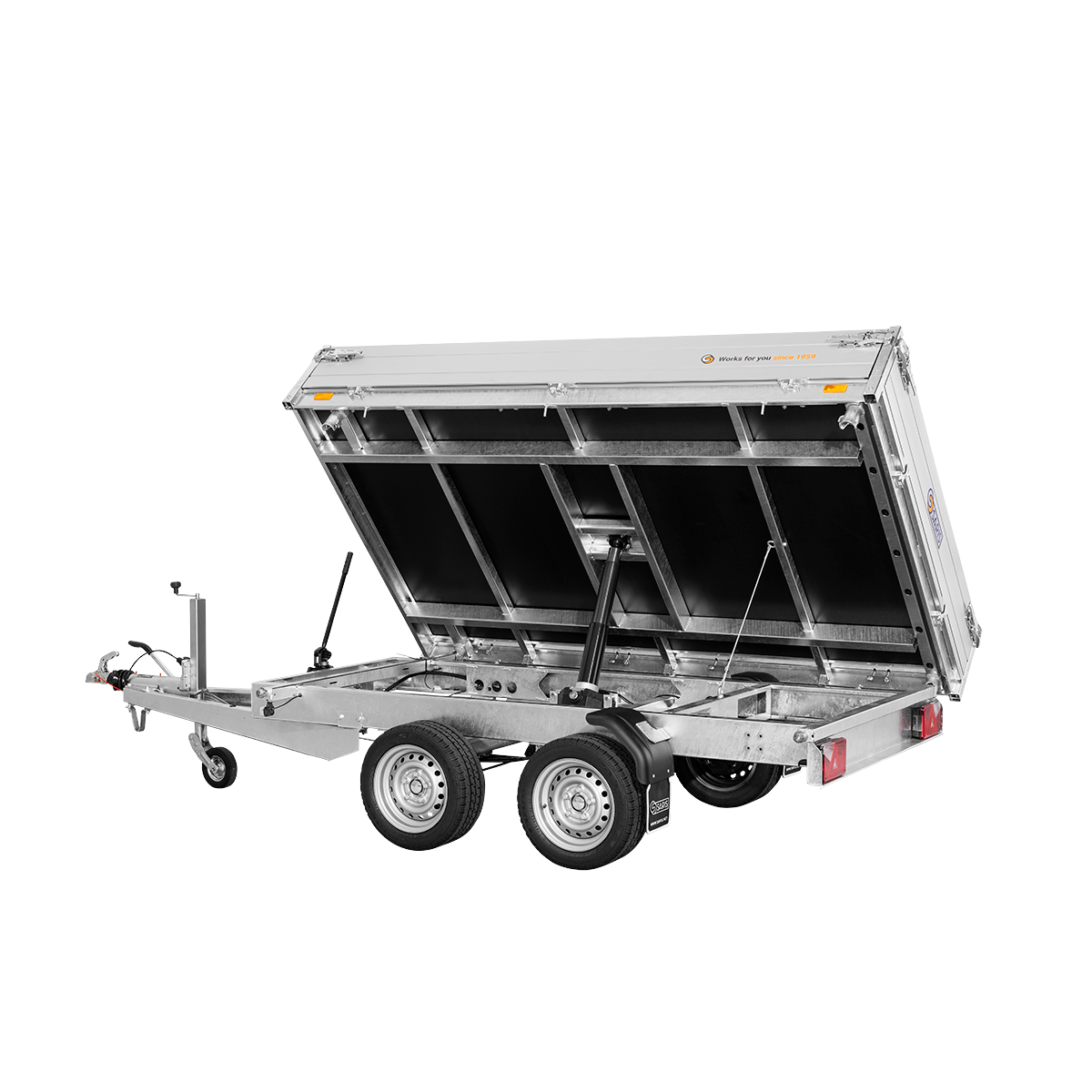 Remorque Tribenne K3 406 x 204cm 3500 kg - Les Remorques D'eaucourt